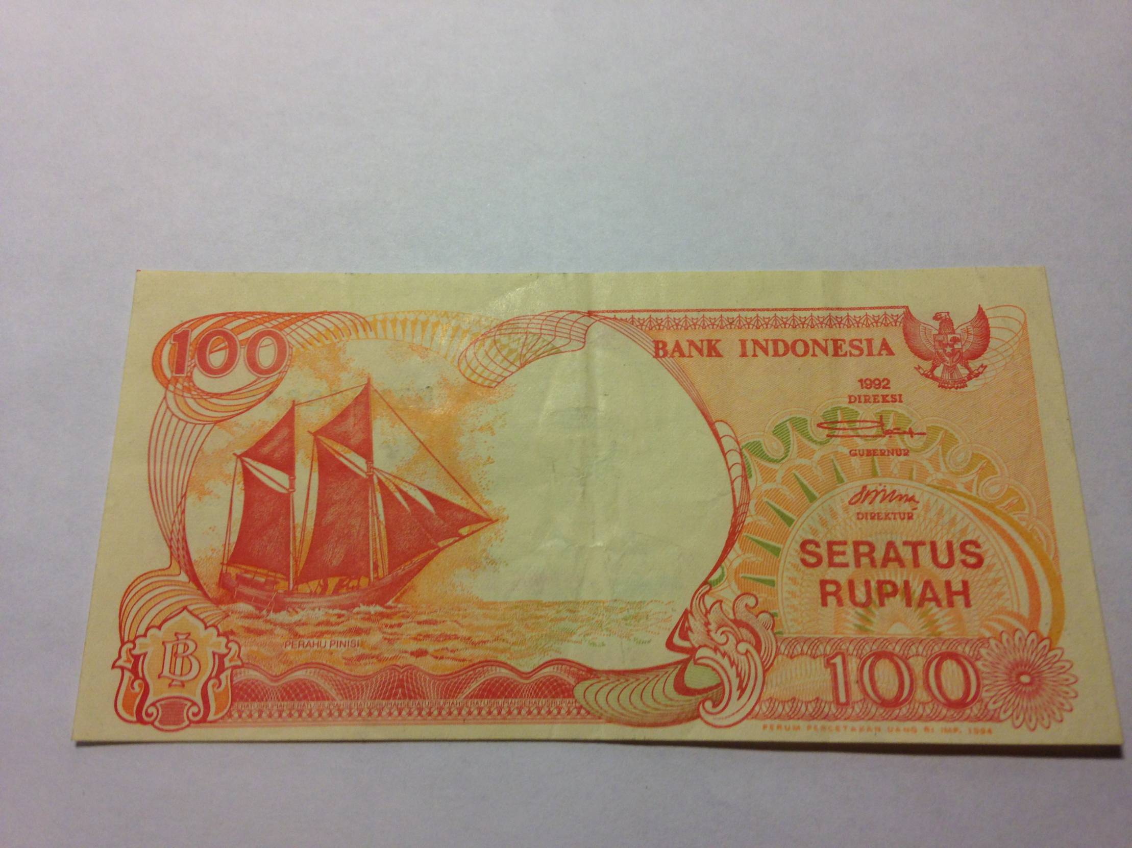 Indonezija 100 rup 1992 | 15173795