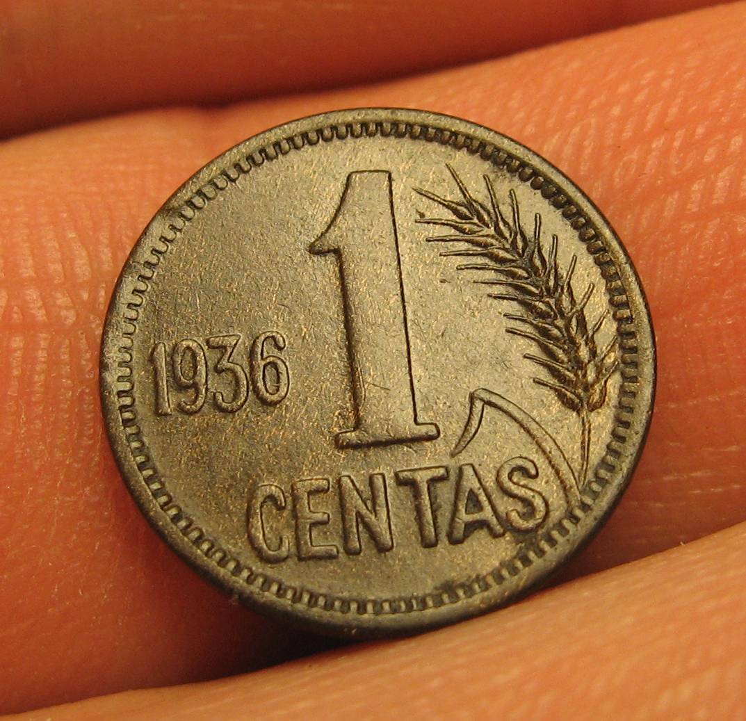 Lietuva 1 centas 1936 | 17149107
