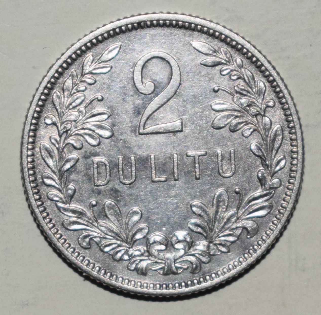 1925 Lietuva pinigas 2 litų,VERY FINE* | 21563594