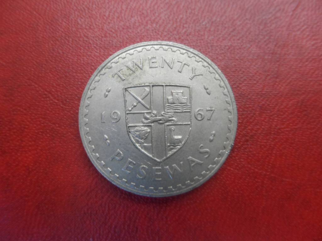 Gana 20 pesewas, 1967, graži | 15251257