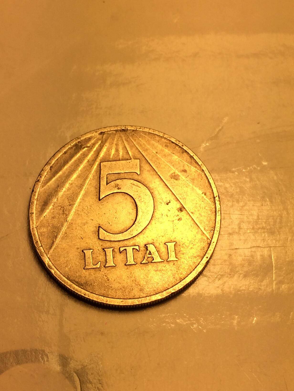 Lietuva 5 litai 1991 XF | 16120969