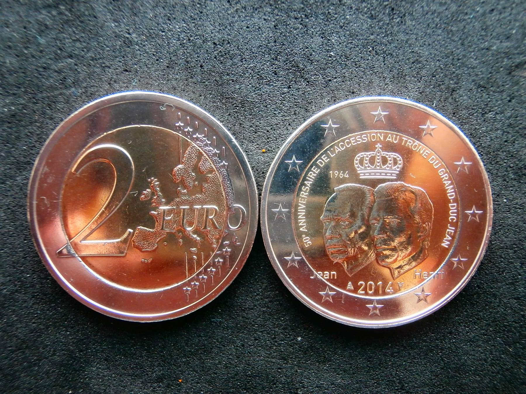 Liuksemburgas 2 Eurai 2014 "Didysis Hercogas Žanas | 24411418