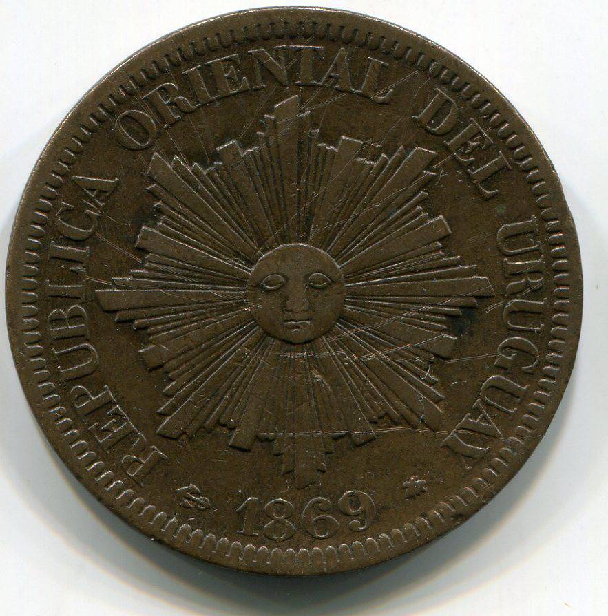 Urugvajus 4 sentesimai, 1869 (A) | 16622736