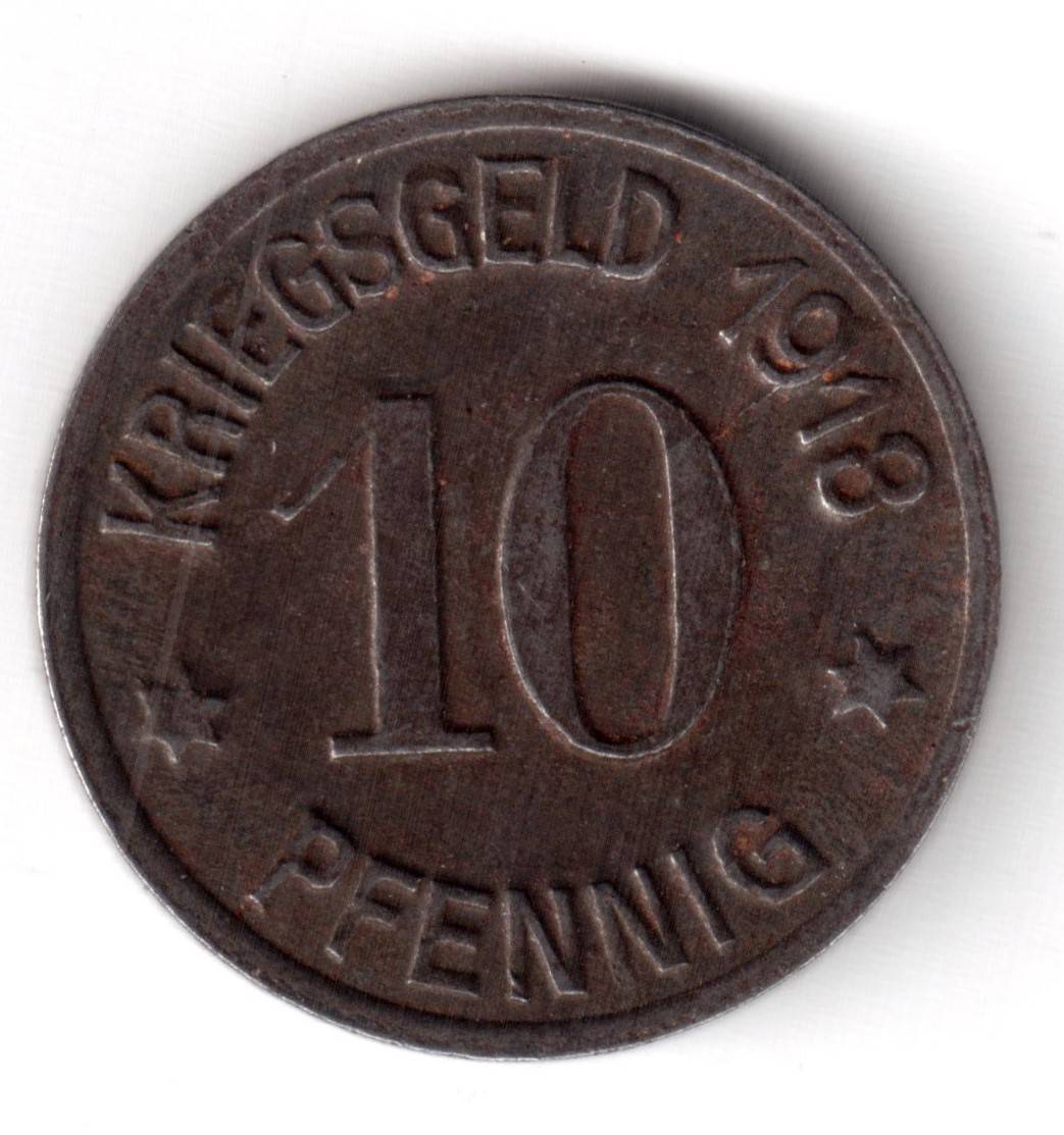 Germany. Notgeld 10 Pfennig 1918. Coblenz, (c647) | 17606083