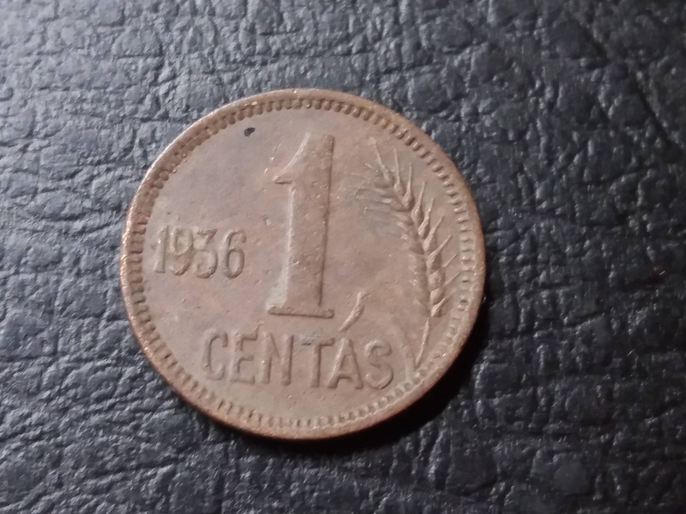 1 centas 1936m | 19428063