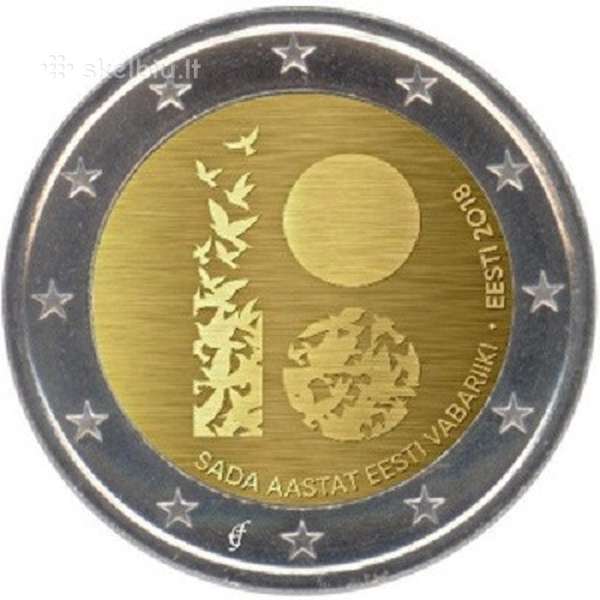 2018 Estijos 2 Eurai, nepriklausomybės 100-metis | 32241281
