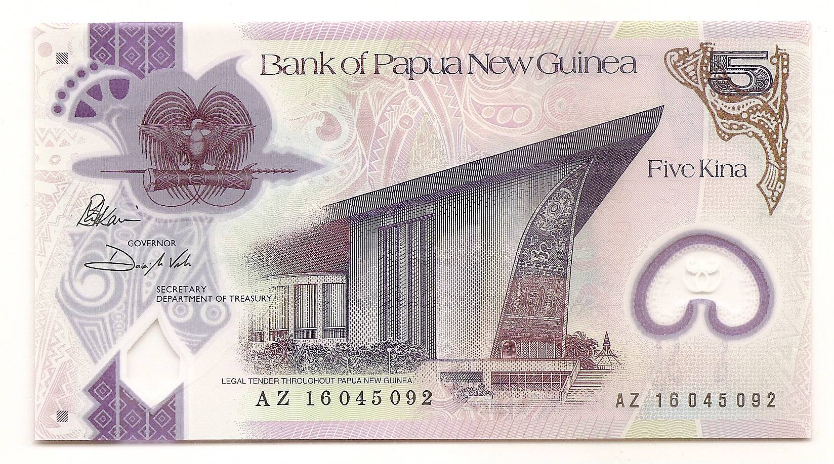 B.Papua N Gvineje 5 kina 2016 P51 (1925) | 25664904