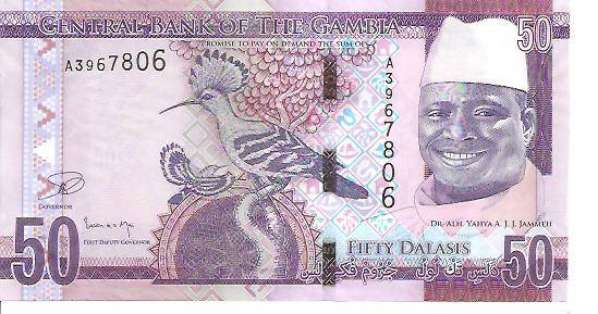 Gambia 50 Dalasis 2015 Unc | 23925158