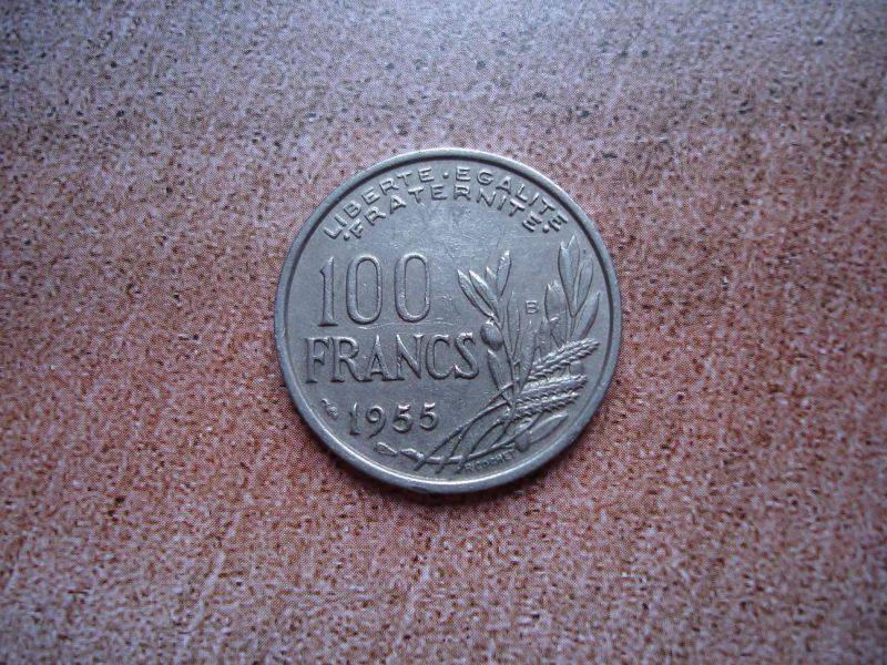 Prancuzija 100 franku (1955 B) | 24676572