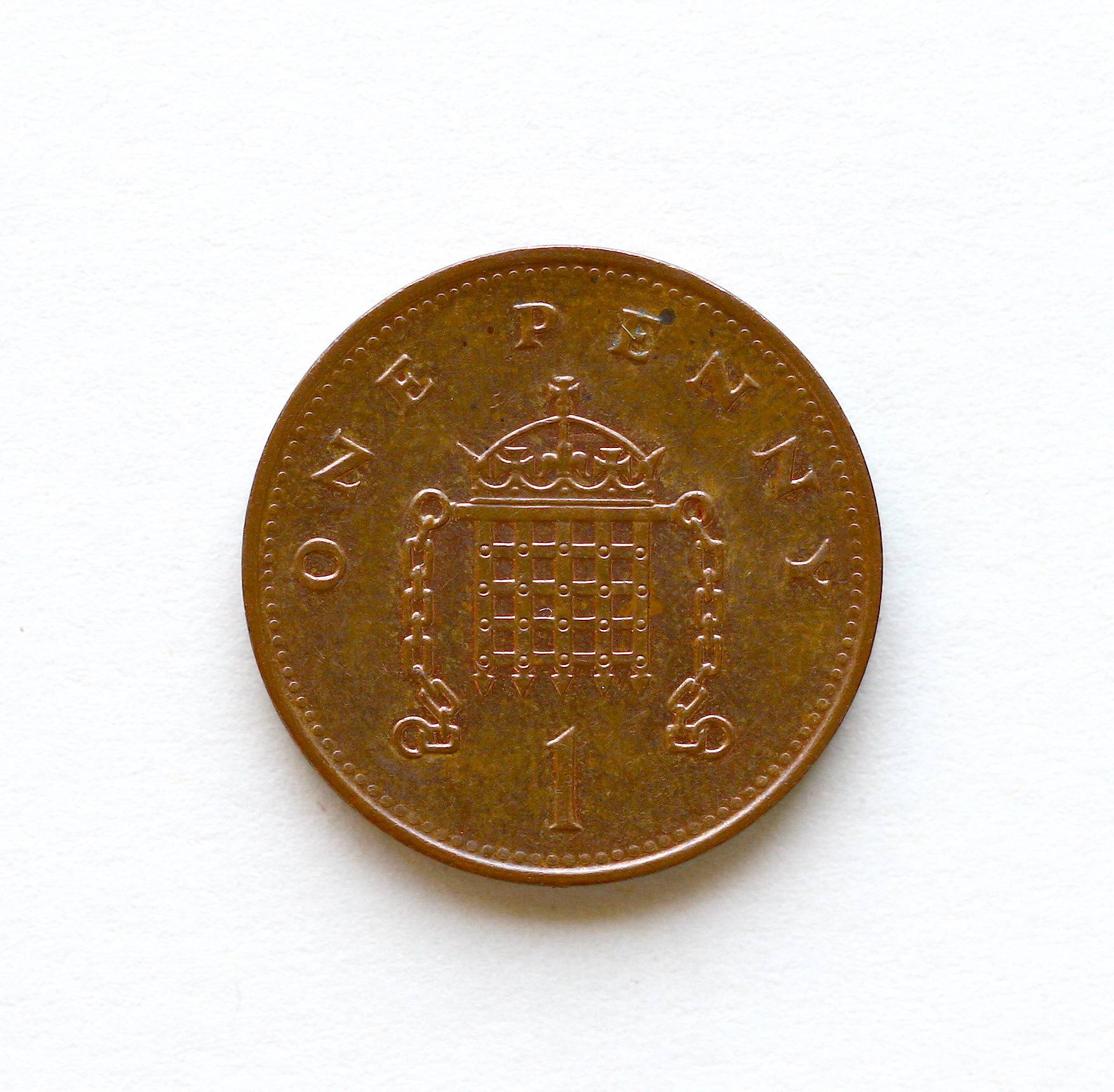 (UK45) Anglija. 1 One Penny. 1994 m. Elizabeth II. | 20437424