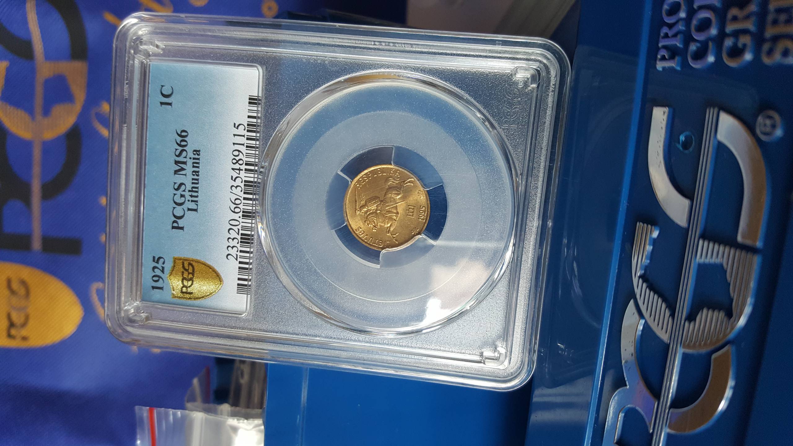 1925 m. 1 centas MS 66, sertifikuota PCGS | 20471075