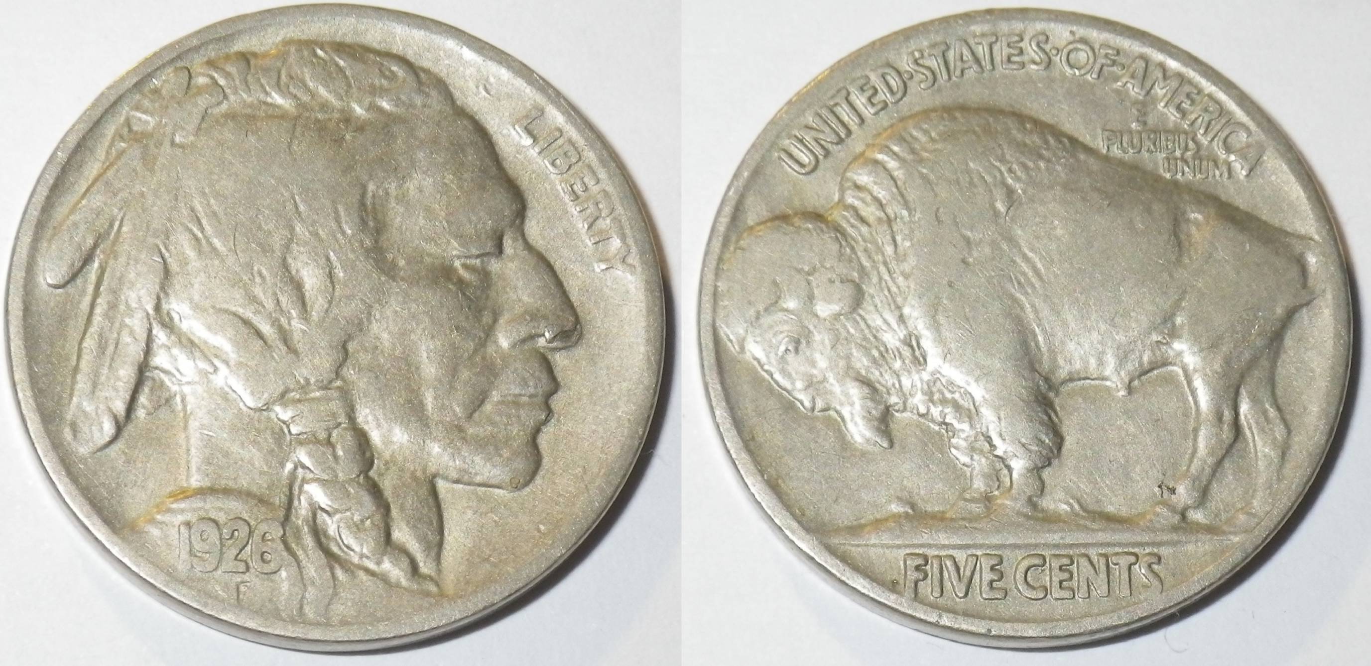 U.S.A. 5 centai 1926 nuo Euro | 22161664