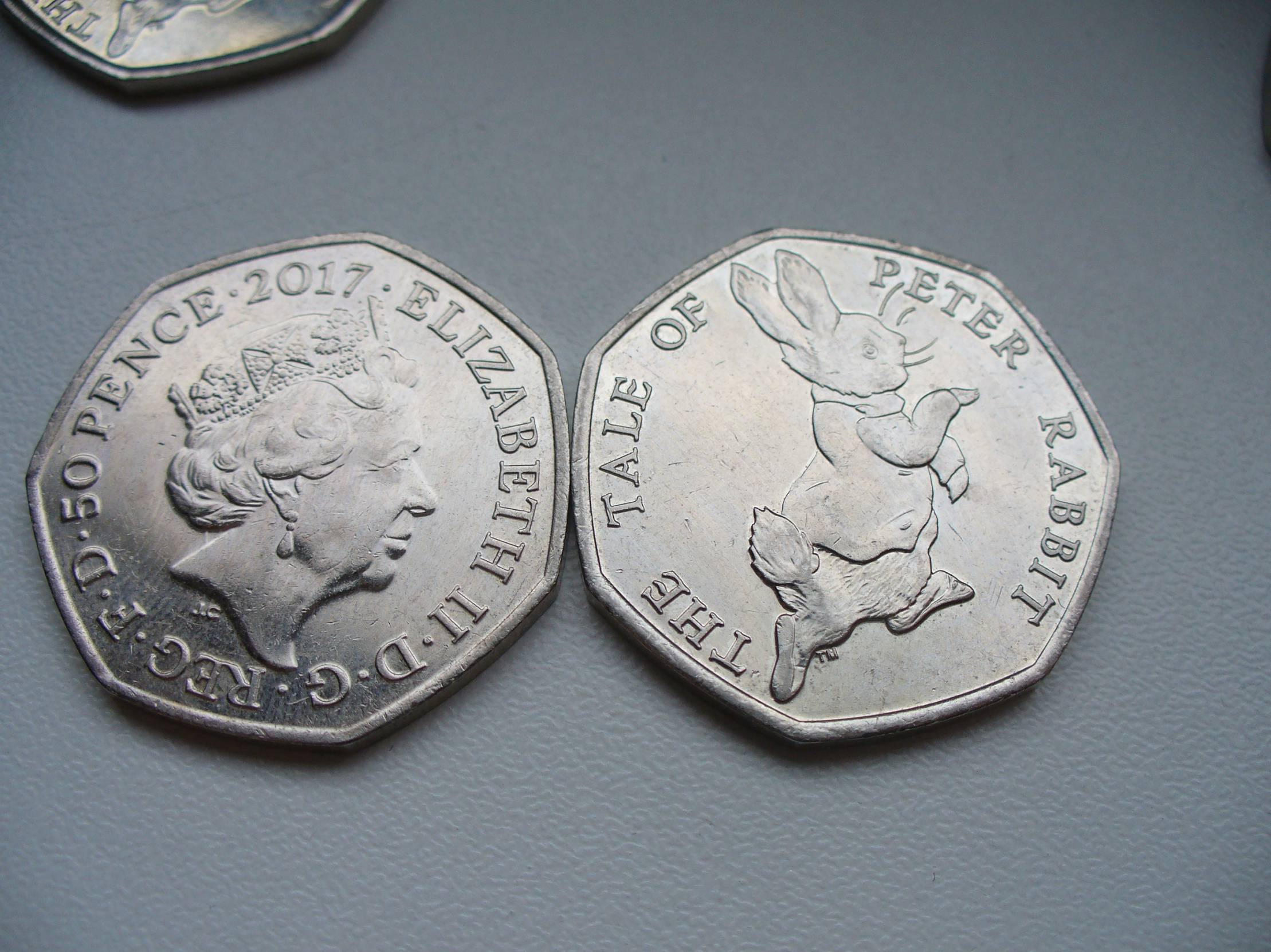 Anglija 50 PENCE 2017.Peter Rabbit____________7819 | 23855658