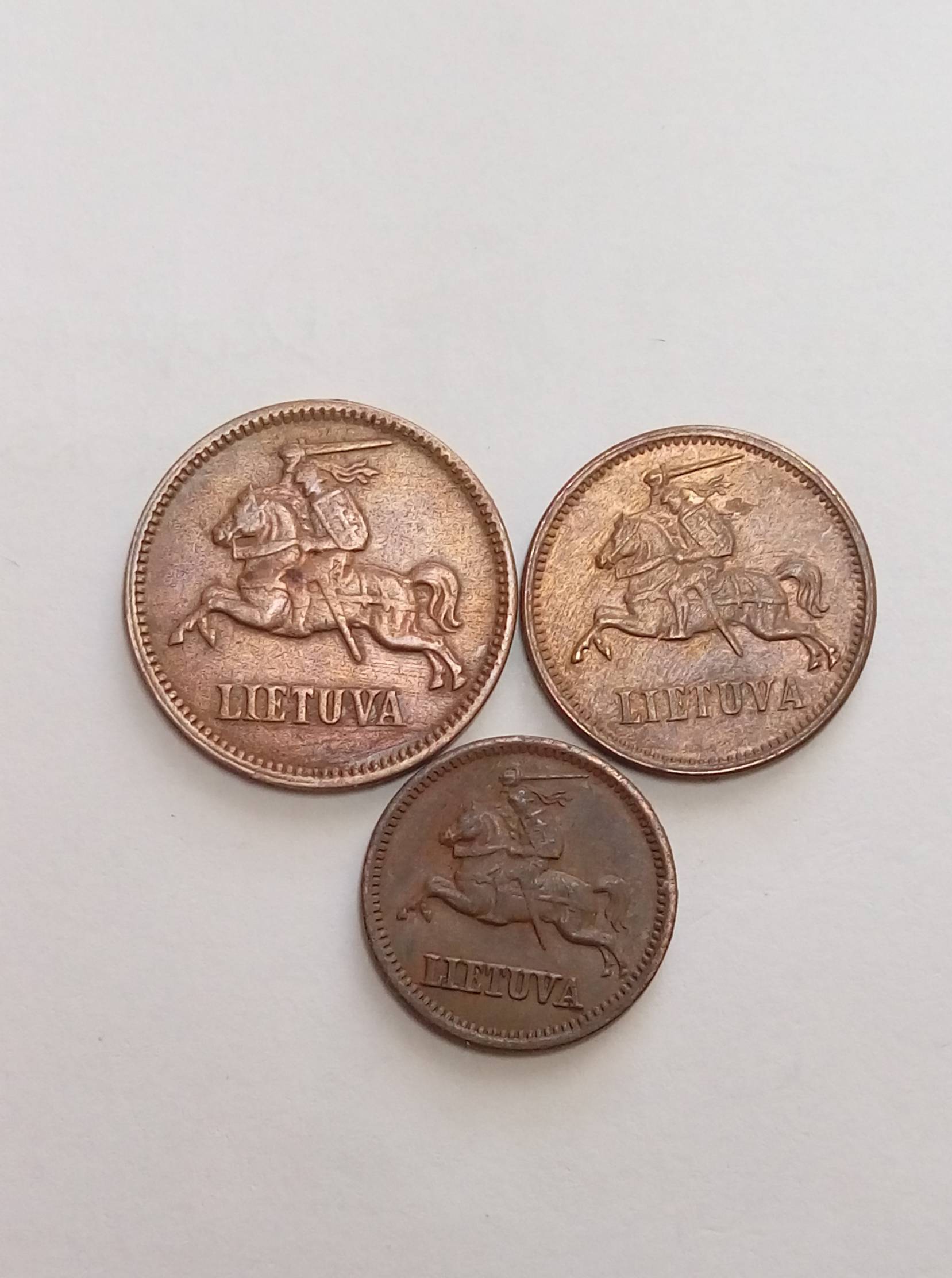 Lietuva.1-2-5 centai.1936m. | 23265732