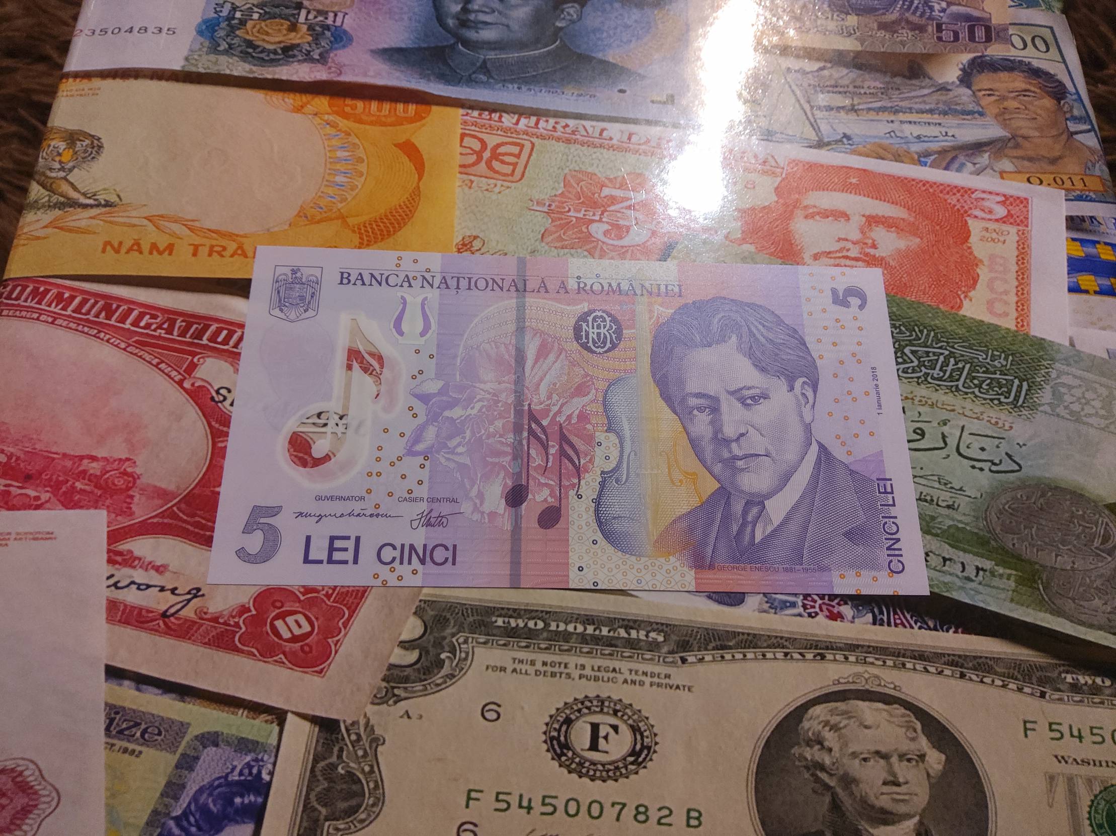 Rumunija 5 LEU 2018 UNC | 23554618