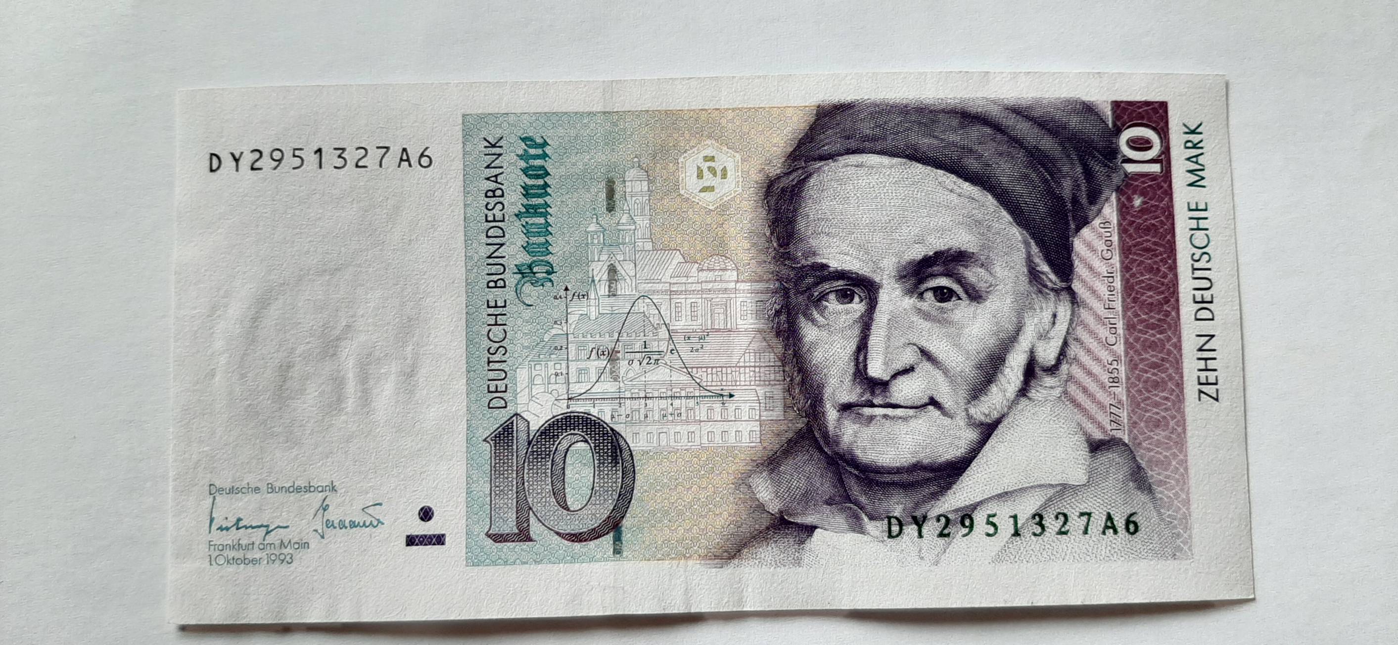 Vokietijos banknot 10mark1993m bundes ... nuo1€ | 23507258