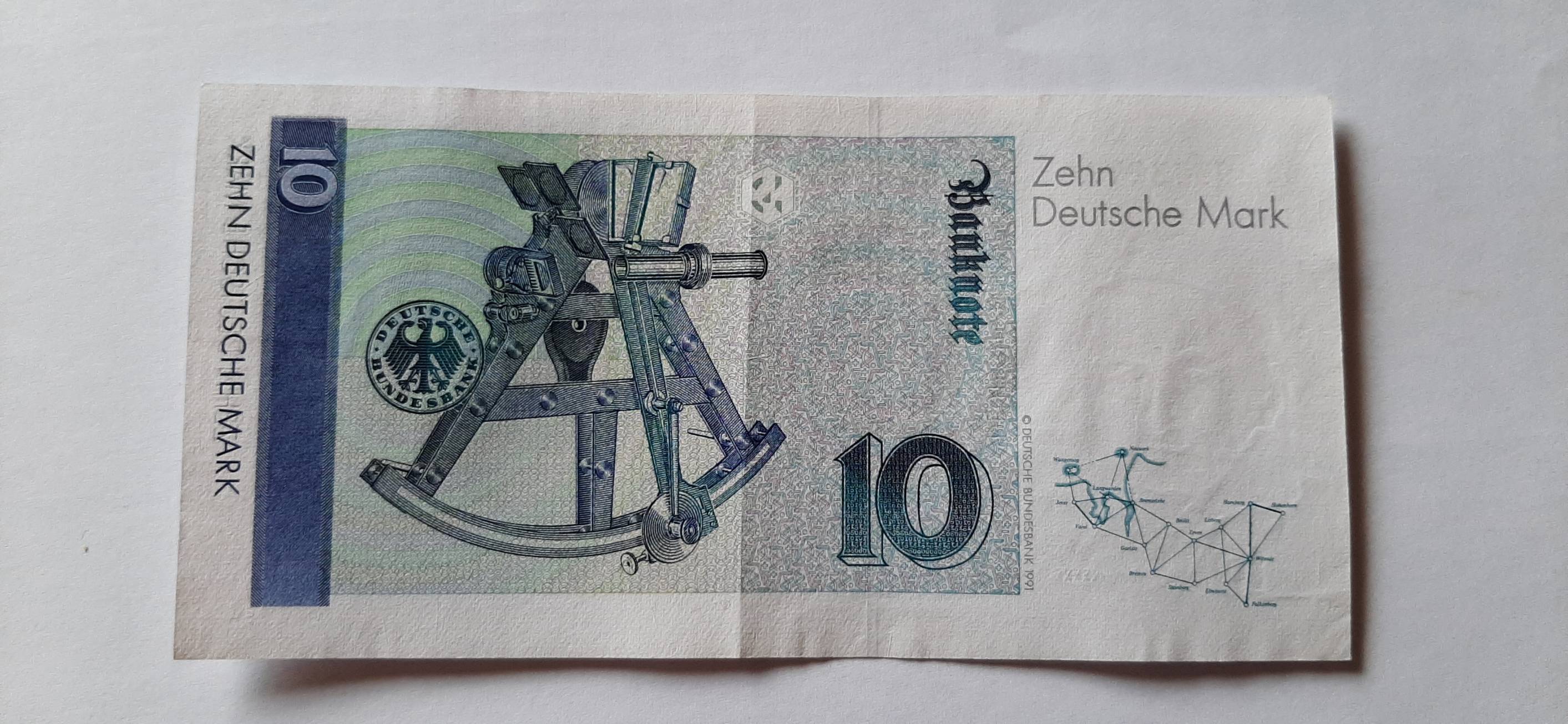 Vokietijos banknot 10mark1993m bundes ... nuo1€ | 23507258