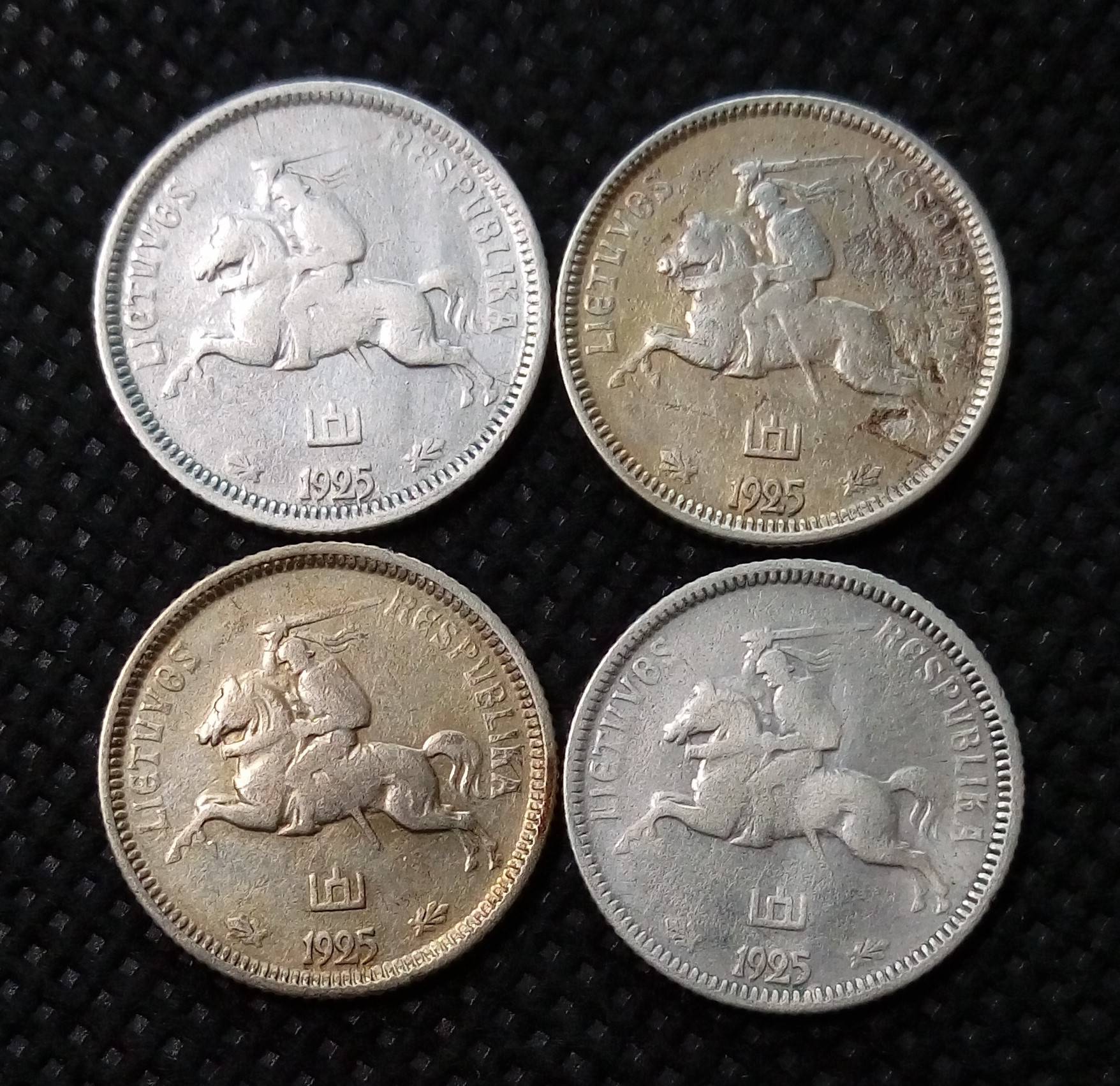 Lietuva.1 litas-4vnt.1925 m. | 23510116