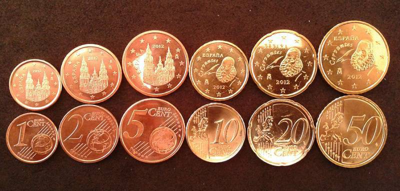 Ispanija 6-ios euro monetos (1cnt.-50cnt.)2003 UNC | 24584148