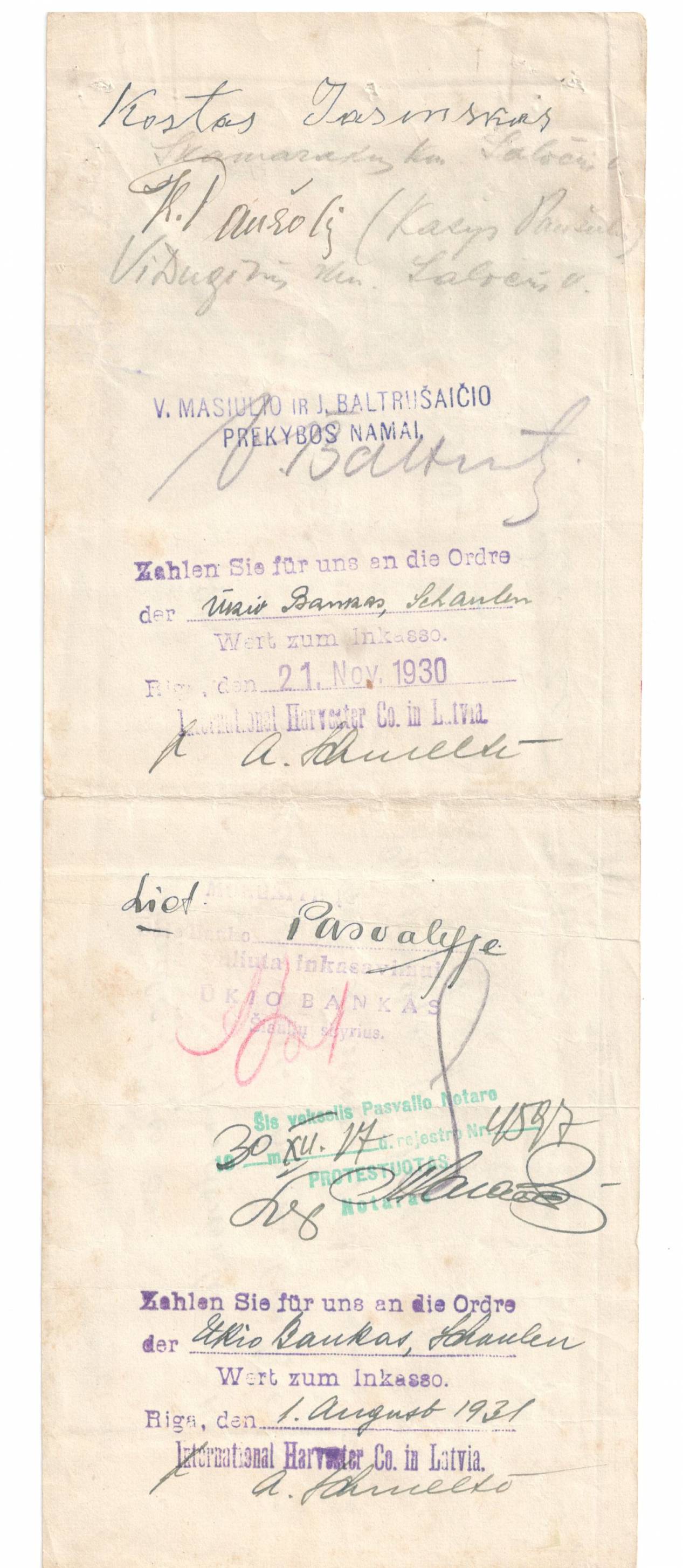 Vekselis 1925 1000 lt SPALVOTAS Lietuva | 24563173