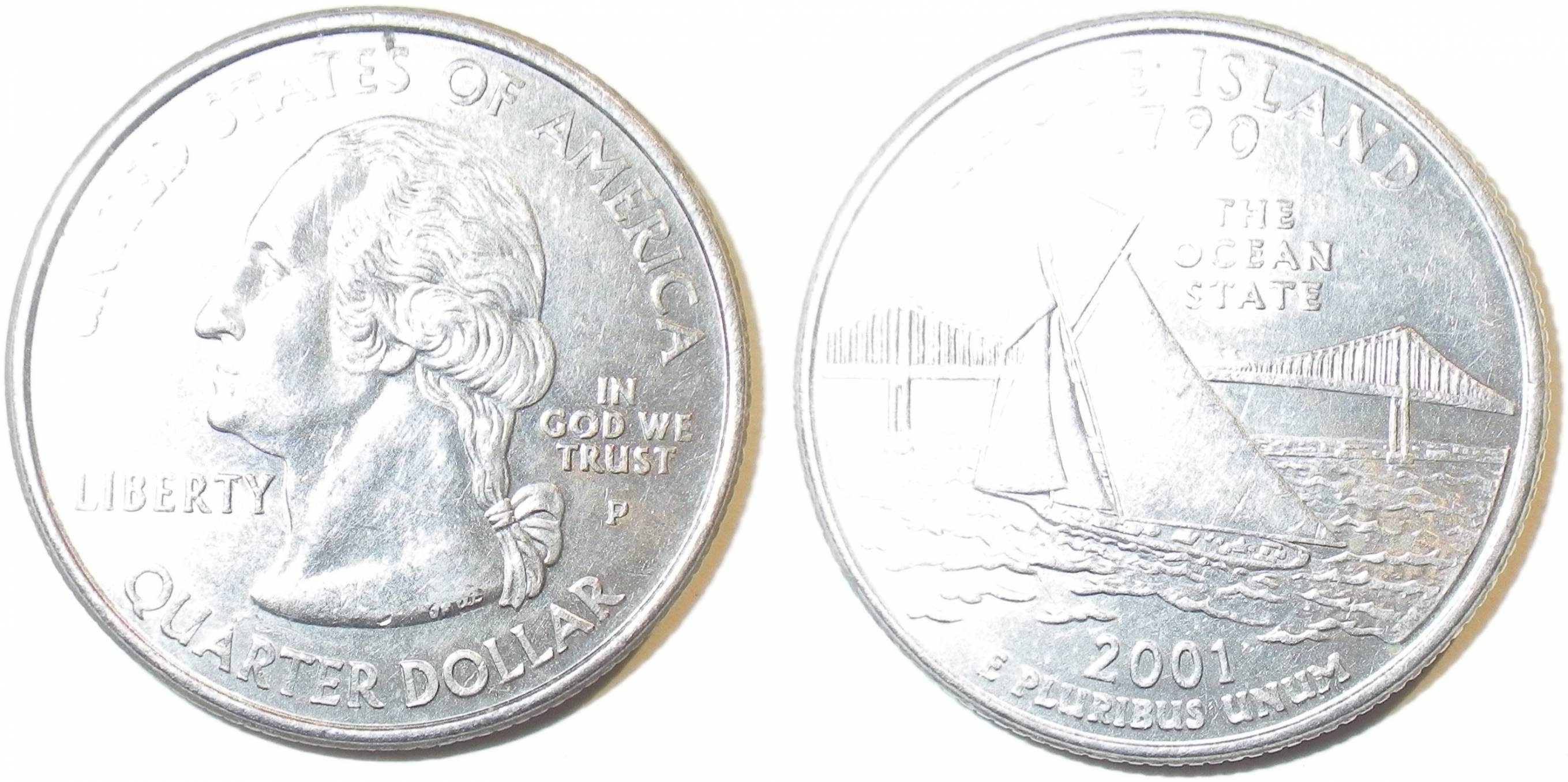 Quarter Dollar 2001 P USA | 25829784