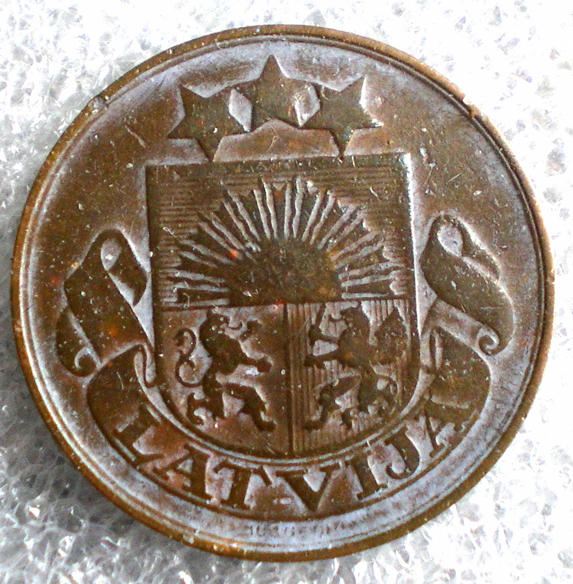 1922 Latvia pinigas 5 santimi,KM#3,7346 | 25200256