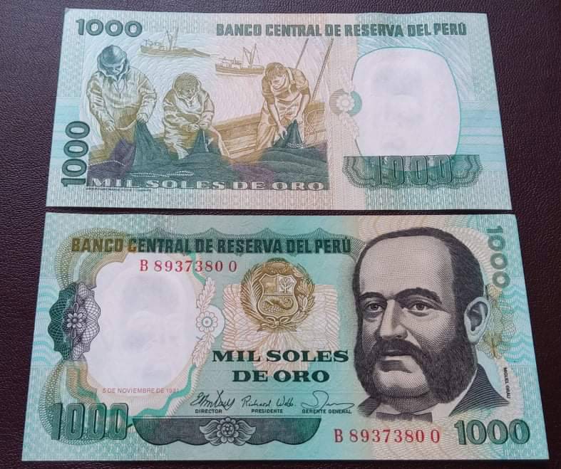 Peru 1000 SOLES 1981 m UNC | 26049181