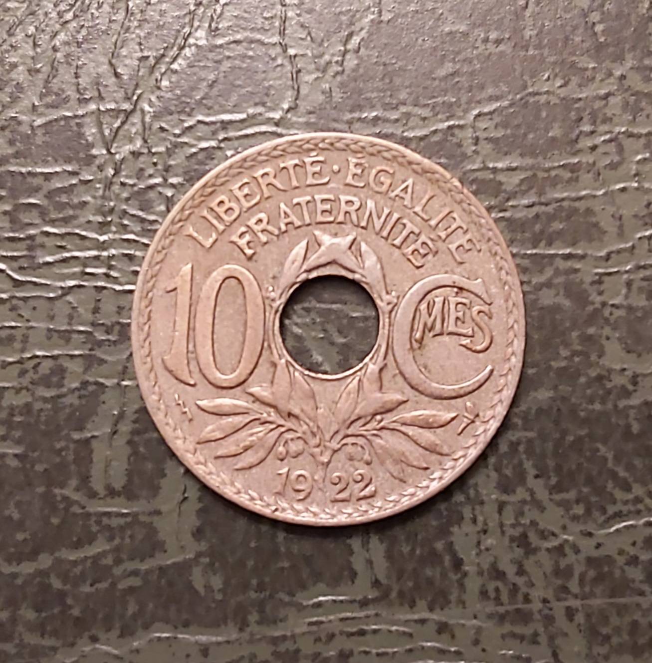10 centimes 1922 m. PRANCUZIJA | 26254610