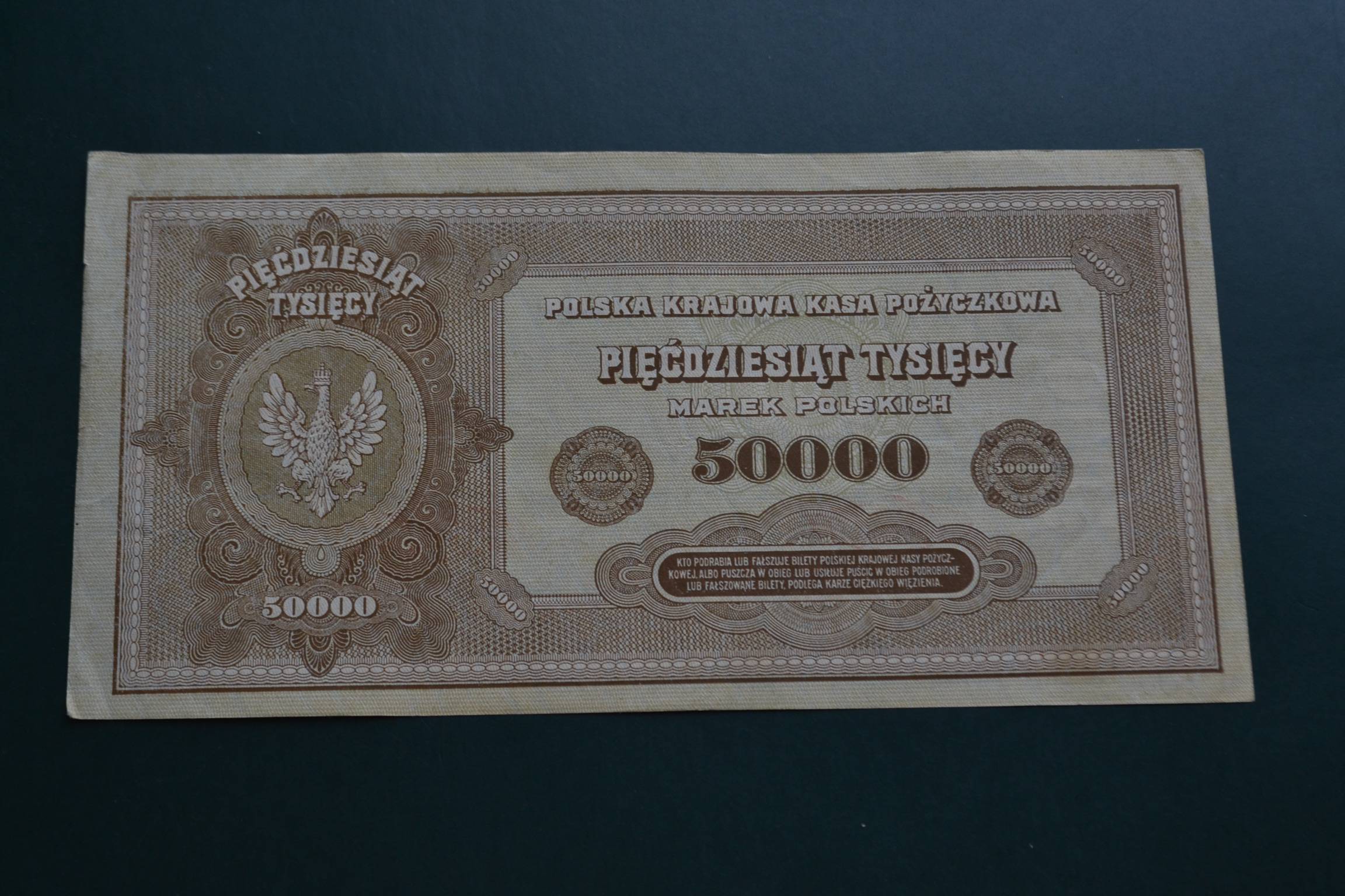 1922 m. 50 000 Lenkijos markiu,nelenktas | 26416247