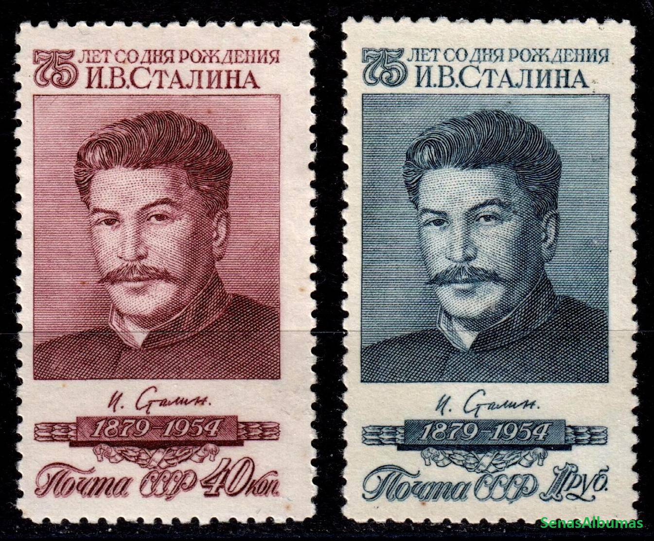 1954 CCCP J.Stalinas Mi 1745-46 MNH/** | 27784296