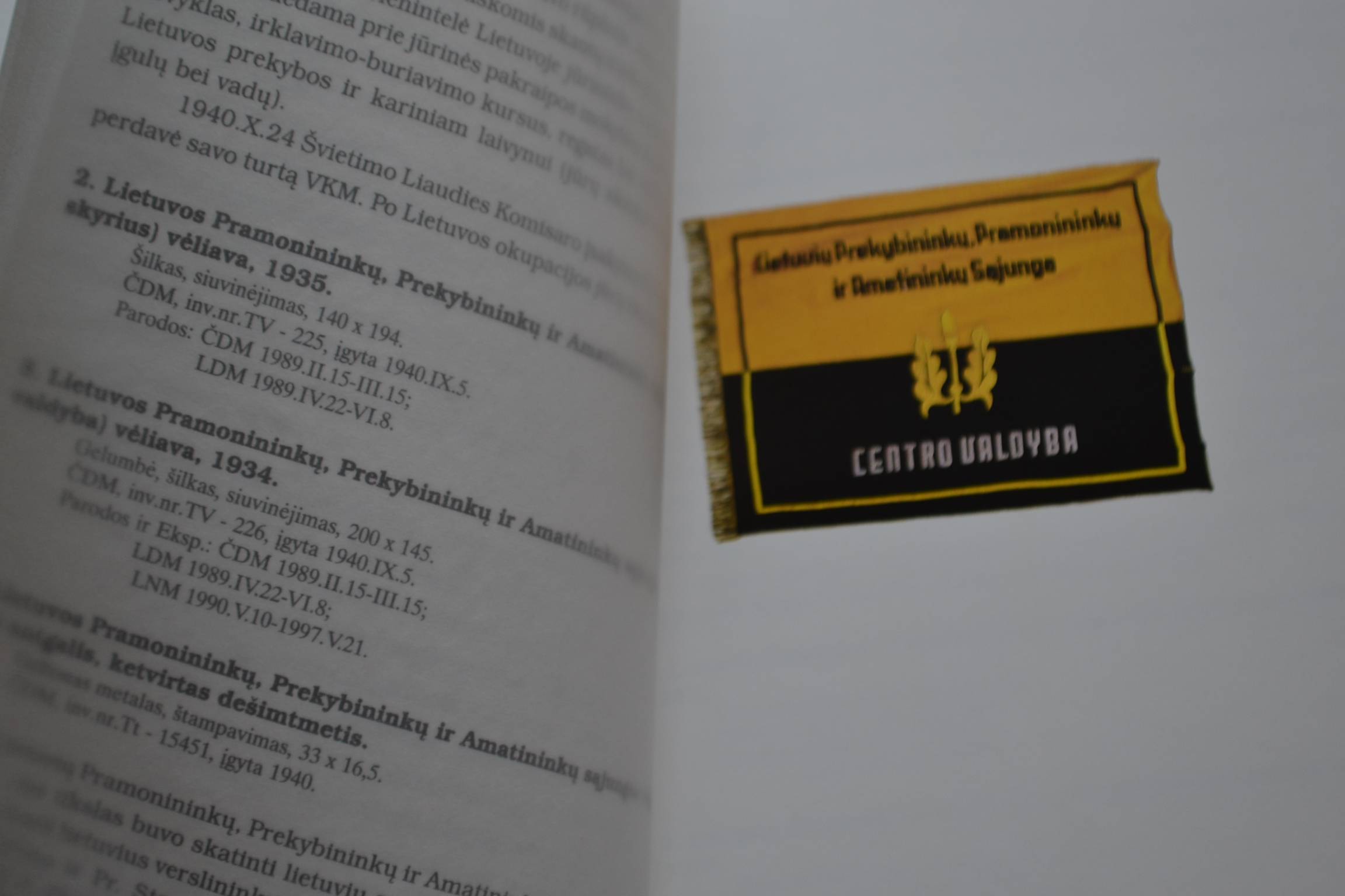 Tarpukario Lietuvos organizaciju veliavos su apras | 31455653