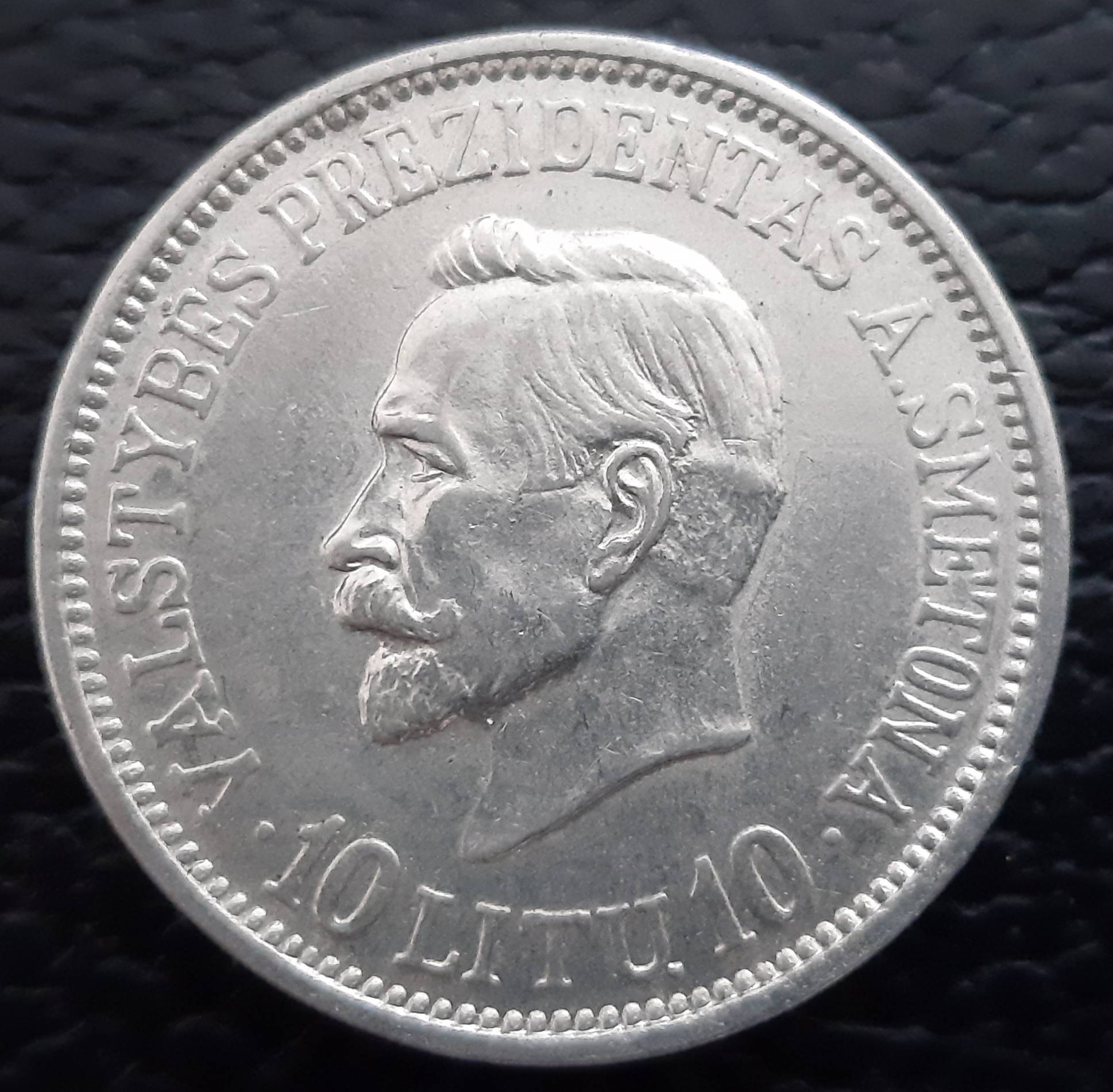 Lietuvos monetos 10 litai 1938m LB Smetona.... | 32414620