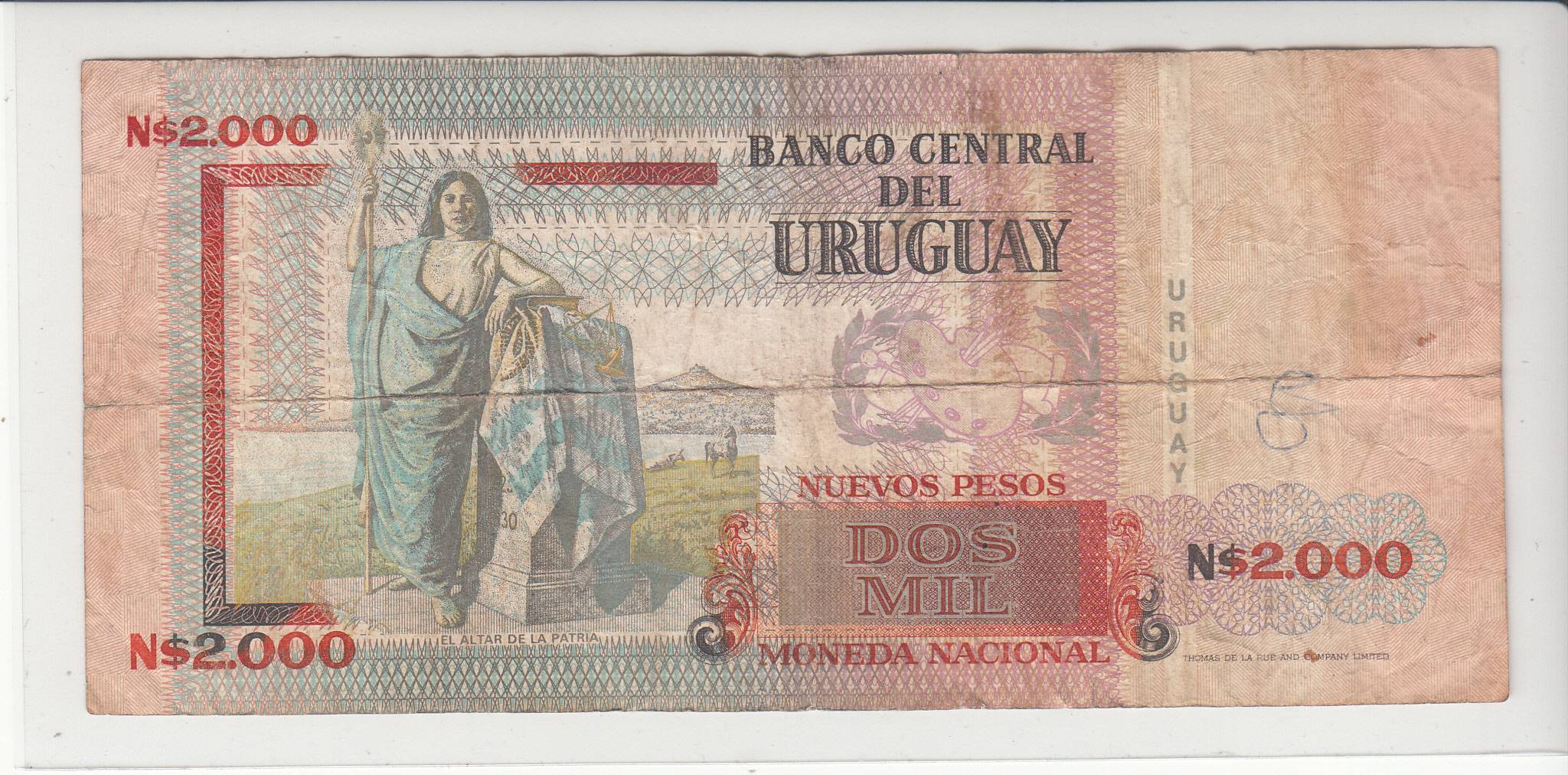 Urugvajus_2000 naujųjų pesų_1989m_ nuo 1€! | 43034946