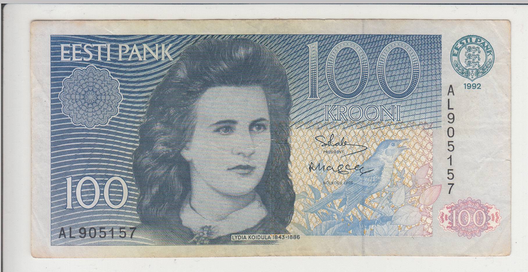 Estija_100 kronų_1992m_ nuo 1€! | 43037566